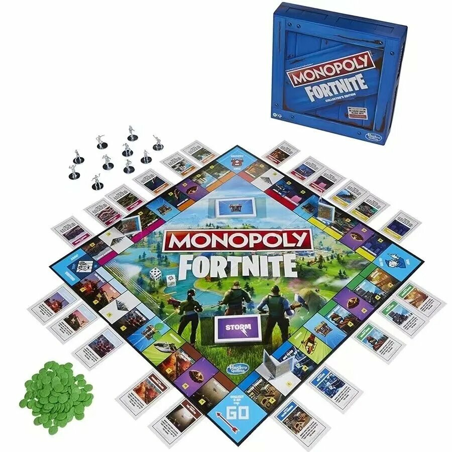 Веселая настольная игра Monopoly FORTNITE