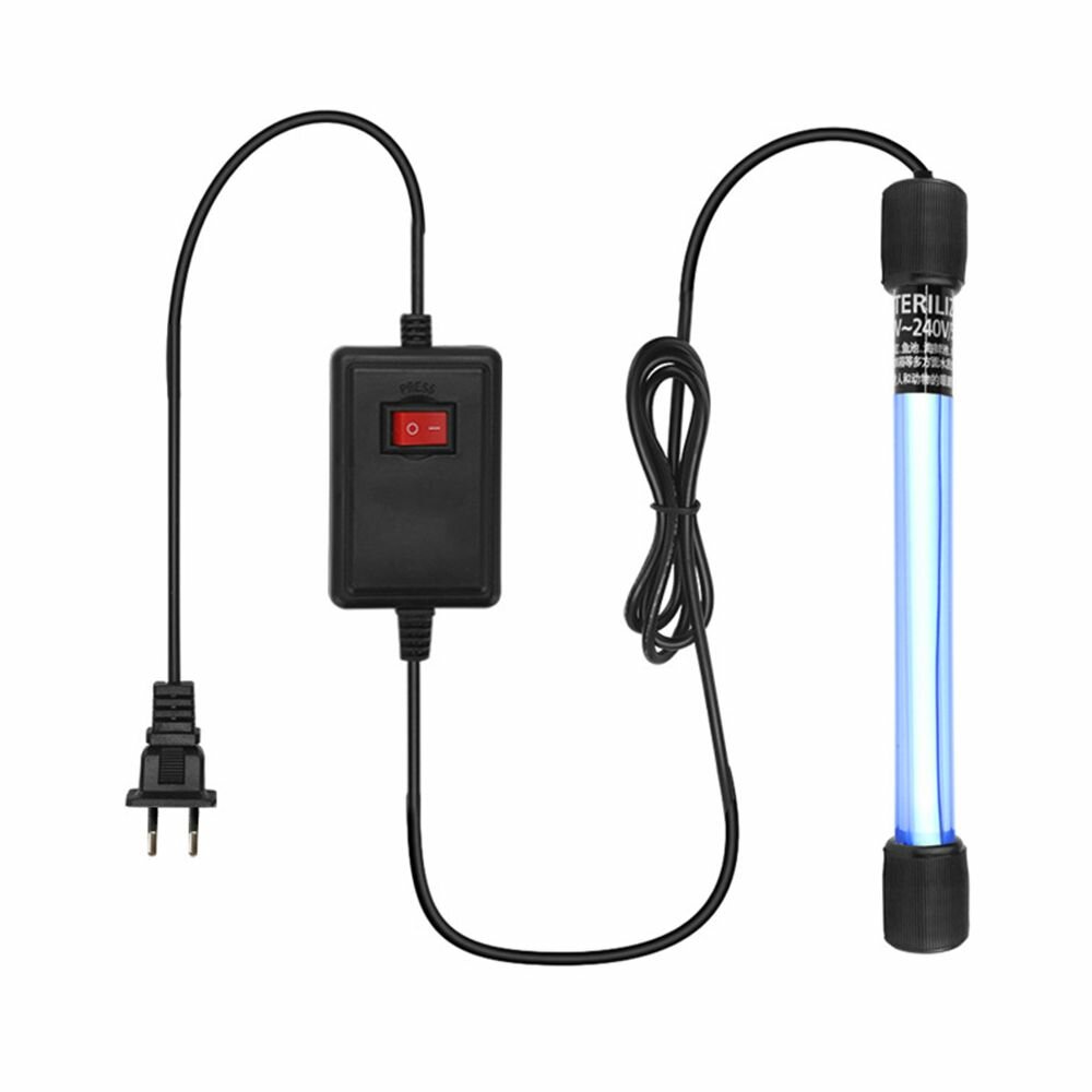 УФ-дезинфицирующее средство для аквариума Clean Light, 5 Вт/11 Вт, Green Away для очистки воды в аквариуме, удаляет бактерии, водоросли и запахи, безопасно для рыб и растений