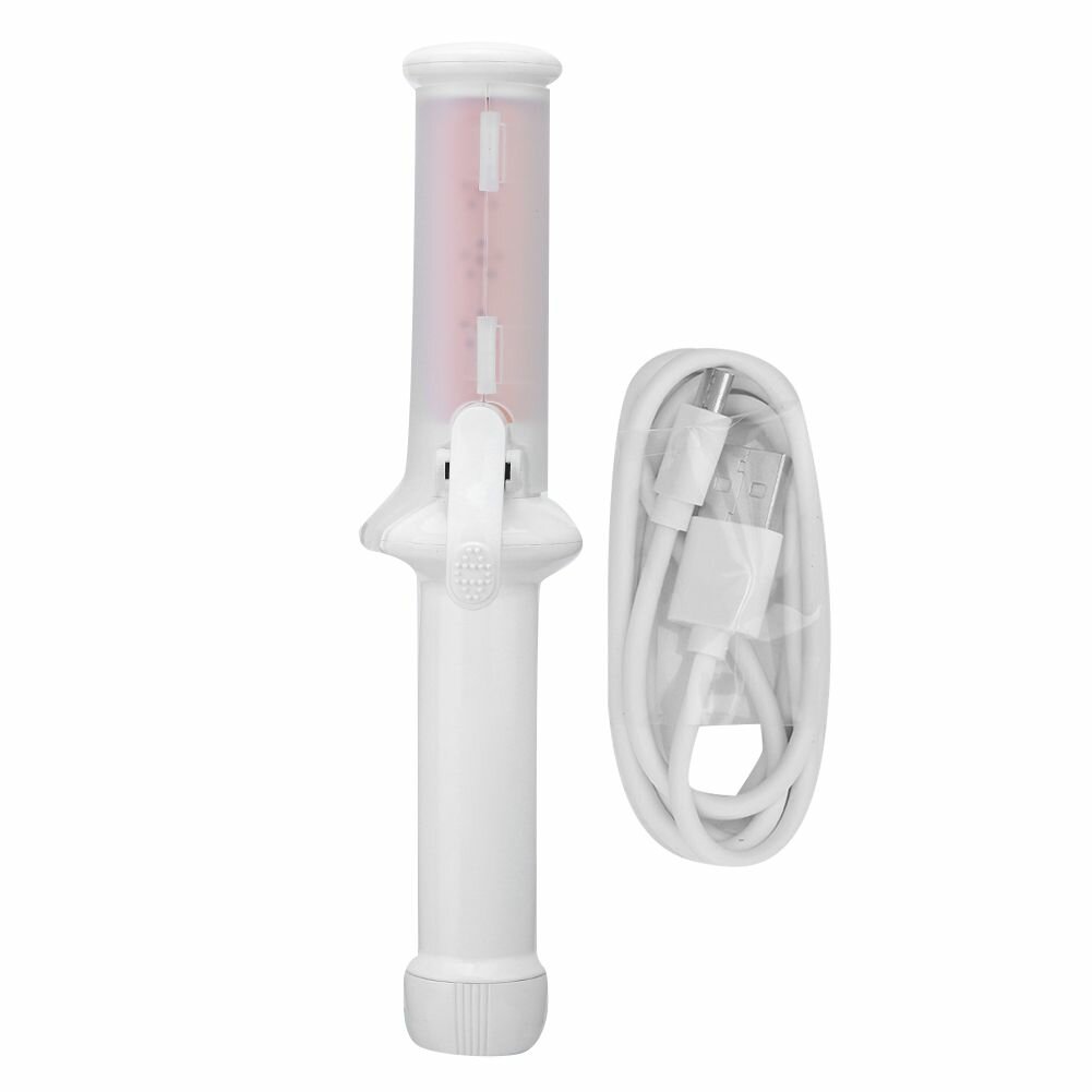 Мини портативный беспроводной щипцы для завивки волос с USB-портом, электрический инструмент для укладки волос, подходит для путешествий, легкие локоны на 360 , 5 уровней нагрева