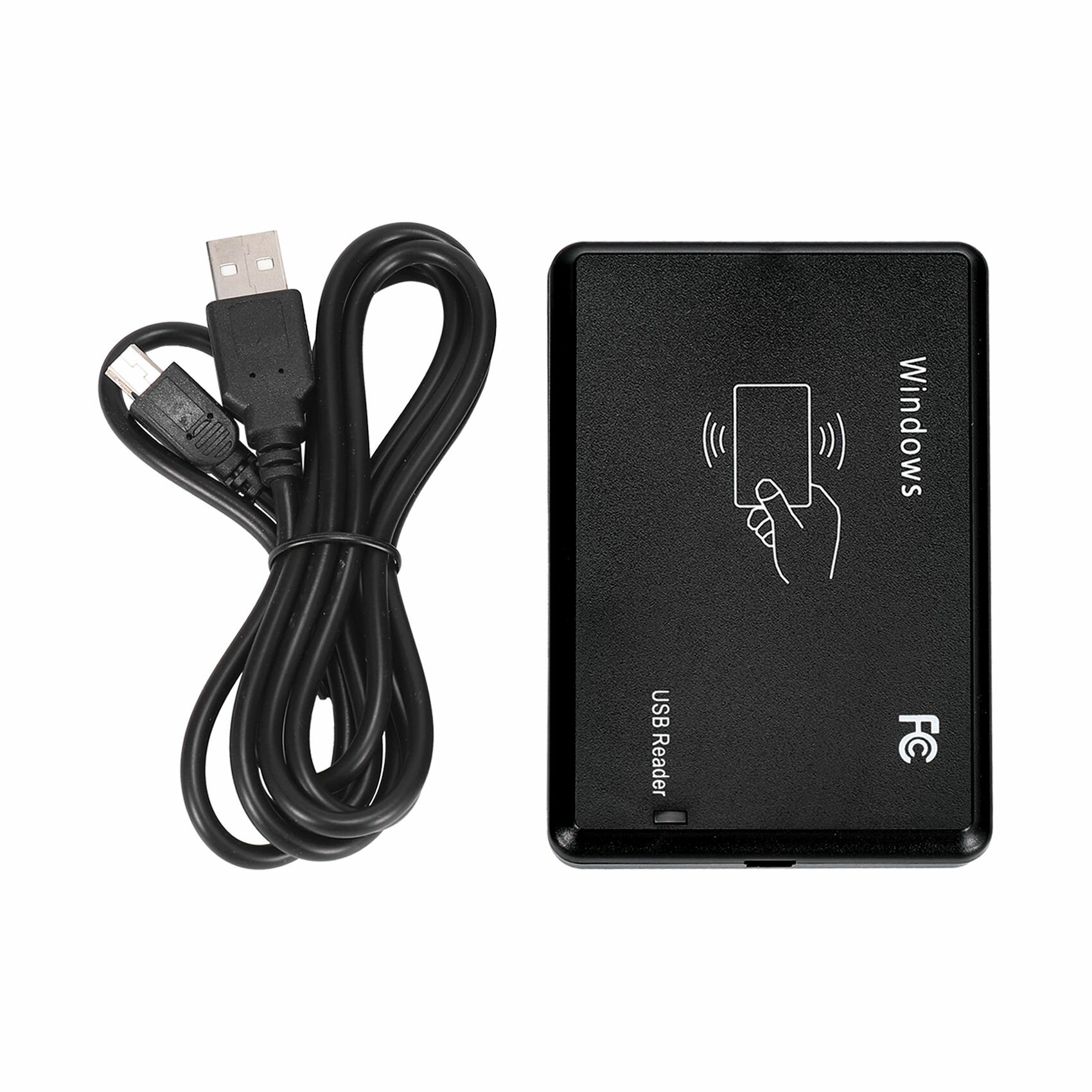 USB-считыватель бесконтактных карт RFID-ключ 125 кГц Контроль доступа к двери для домашней безопасности + кабель RFID-считыватель 125 кГц бесконтактный считыватель дверной контроль доступа