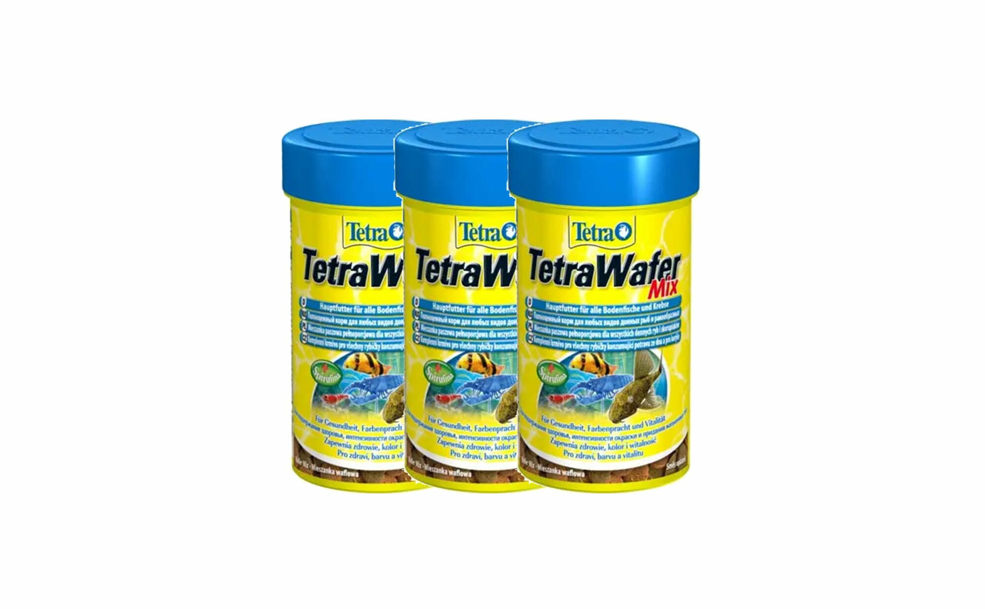 TetraWaferMix корм-чипсы для всех донных рыб 100 мл х 3 шт.