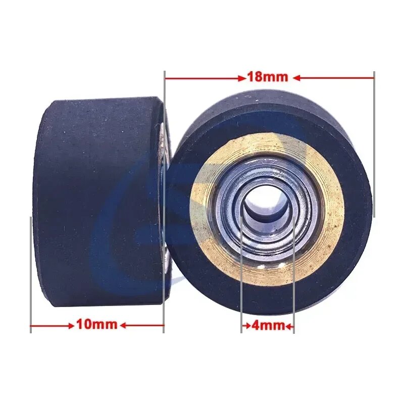 6 шт. Graphtec Roland Mimaki SKYCUT Liyu GCC Summa PCUT режущий плоттер виниловый резак графический струйный принтер прижимной ролик колесо 6pcs 4x10x18