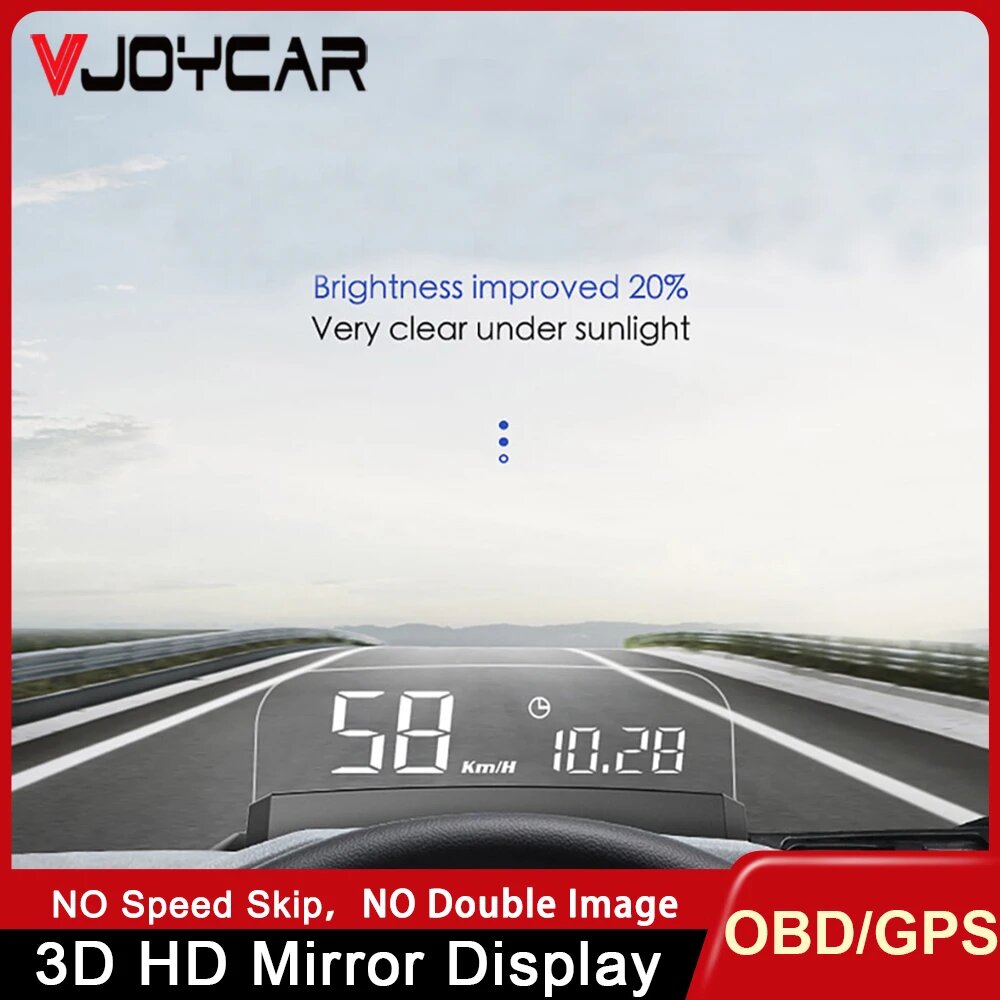 Дисплей Vjoycar Mirror HUD для автомобиля, GPS HUD G3