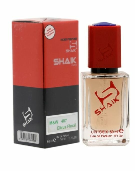 Парфюмерная вода SHAIK 407 унисекс , 50 ml