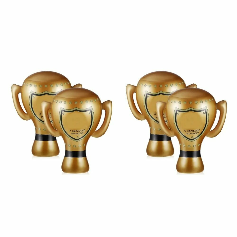 Набор из 4 надувных трофеев из пвх для декоративного оформления игровых и классных активностей