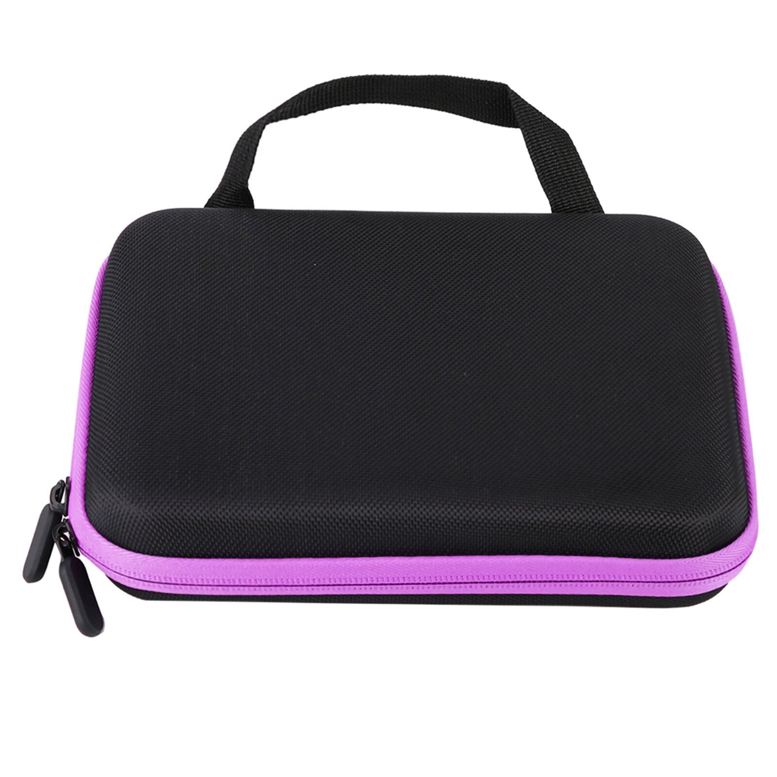 63 Slots Portable Aromatherapy Essential Oil Storage Bag Case Box Organizer (Purple)