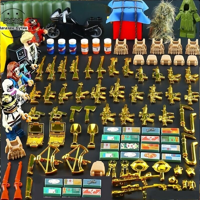 Игрушечное оружие/PUBG Коллекция игр/Лего совместимый
