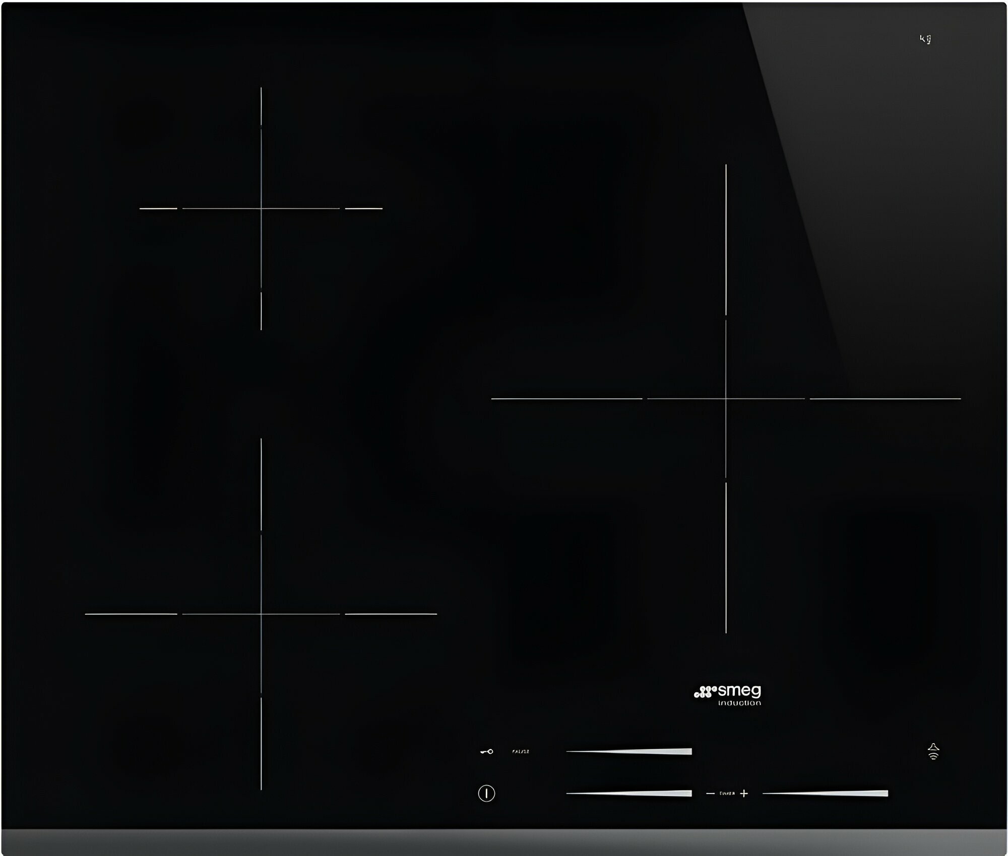 Индукционная варочная панель Smeg SI7633B1, 3 конфорки, стеклокерамика