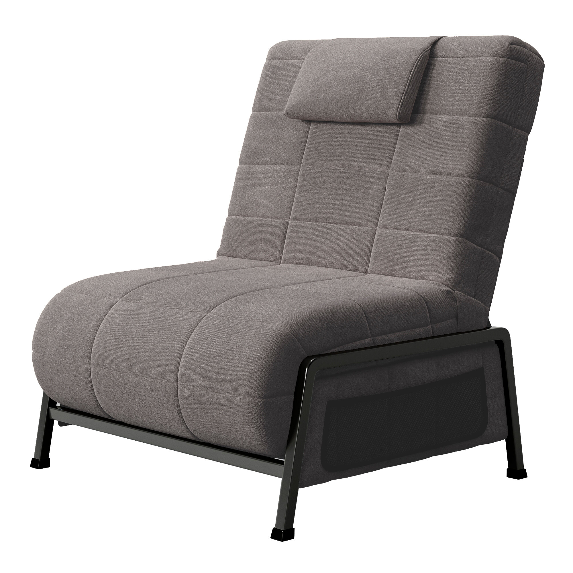 Кресло-кровать Акробат Блэк Бест 19 (независимый пружинный блок, стежка прямоугольник)