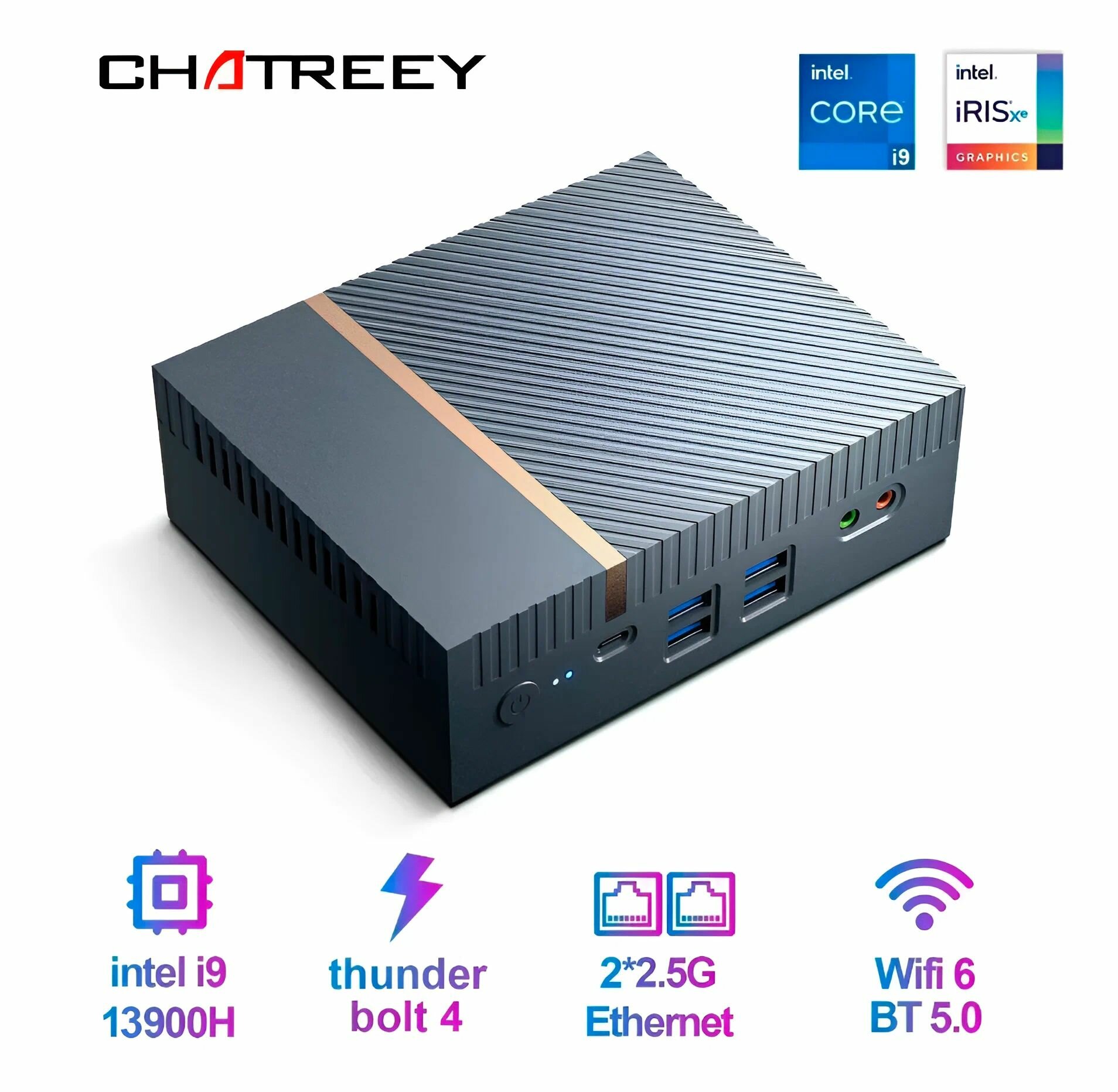 Мини пк CHATREEY IT12 i9-13900H/32GB/1TB