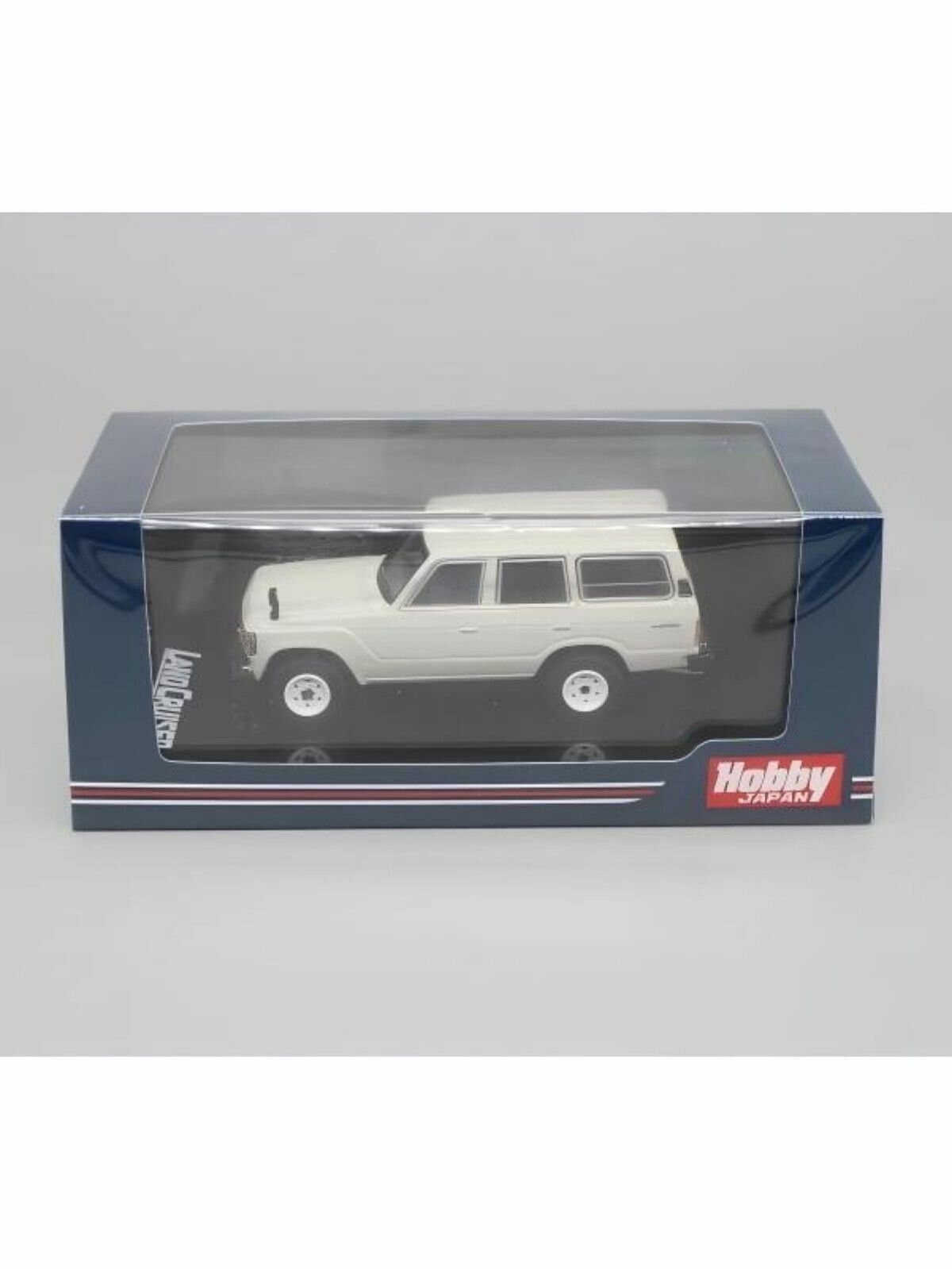 Машинка Hobby Japan 1/64 Toyota J60 SUV model SUV Land Cruiser LC60 Land Patrol White Die-cast Alloy Car Model Collection Toy Gift