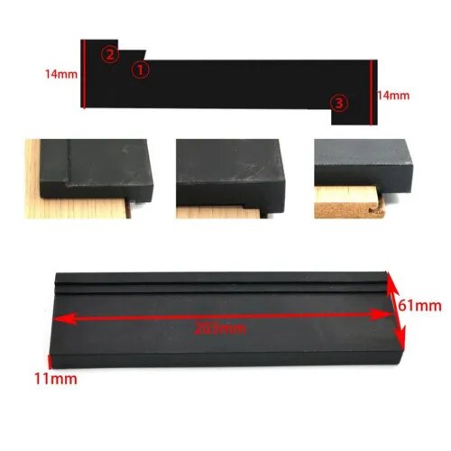 Сверхмощный Инструмент для Укладки Напольного покрытия с Резьбовым Блоком для Ламинирования твердых пород дерева