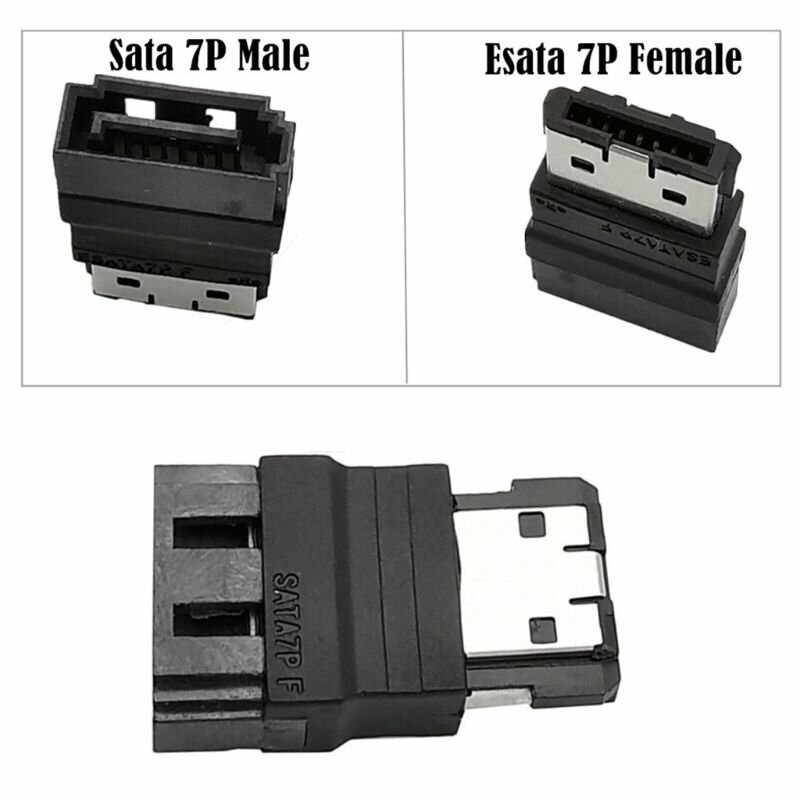 Адаптер SATA male - eSATA female 7P