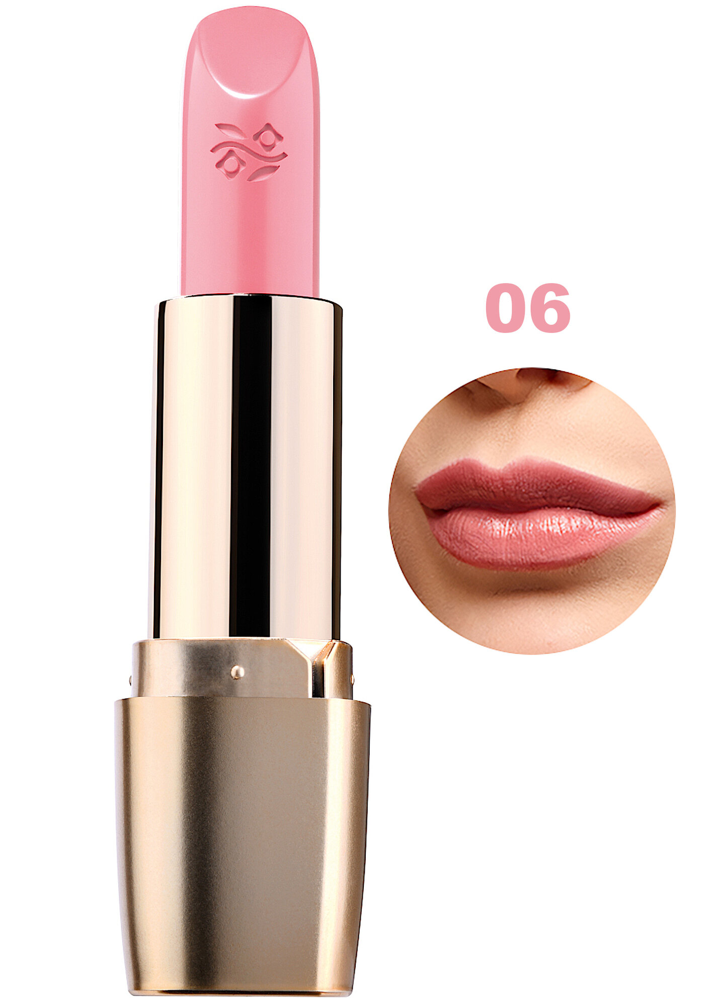 Deborah Milano Помада для губ Тон 06 Розовая одри ROSSETTO MILANO RED увлажняющая сатиновая 4,2 г