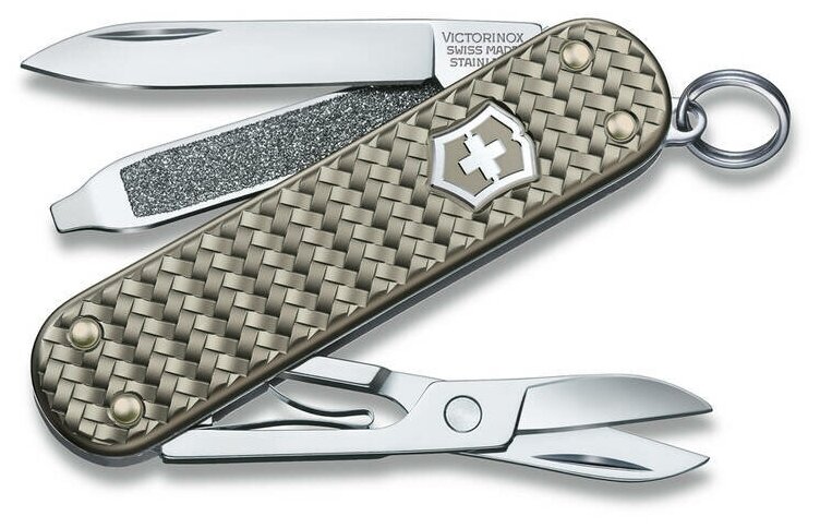 Нож-брелок VICTORINOX 5 функций серый 0.6221.4031G