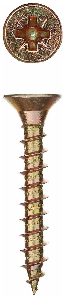 Универсальные саморезы ЗУБР желтый цинк 160 мм диаметр 6 мм 400 штук в наборе