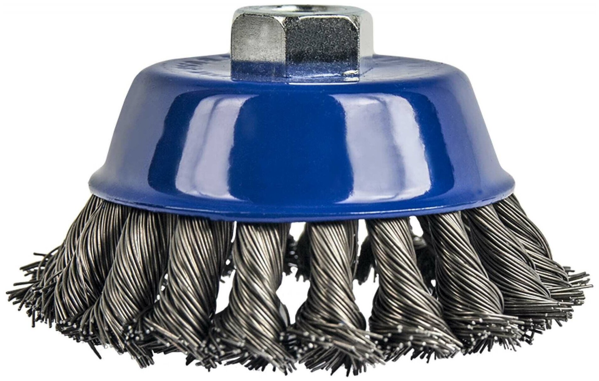 Кордщетка для МШУ чашеобразная витая ПРАКТИКА 100 мм М14 (1шт.) блистер