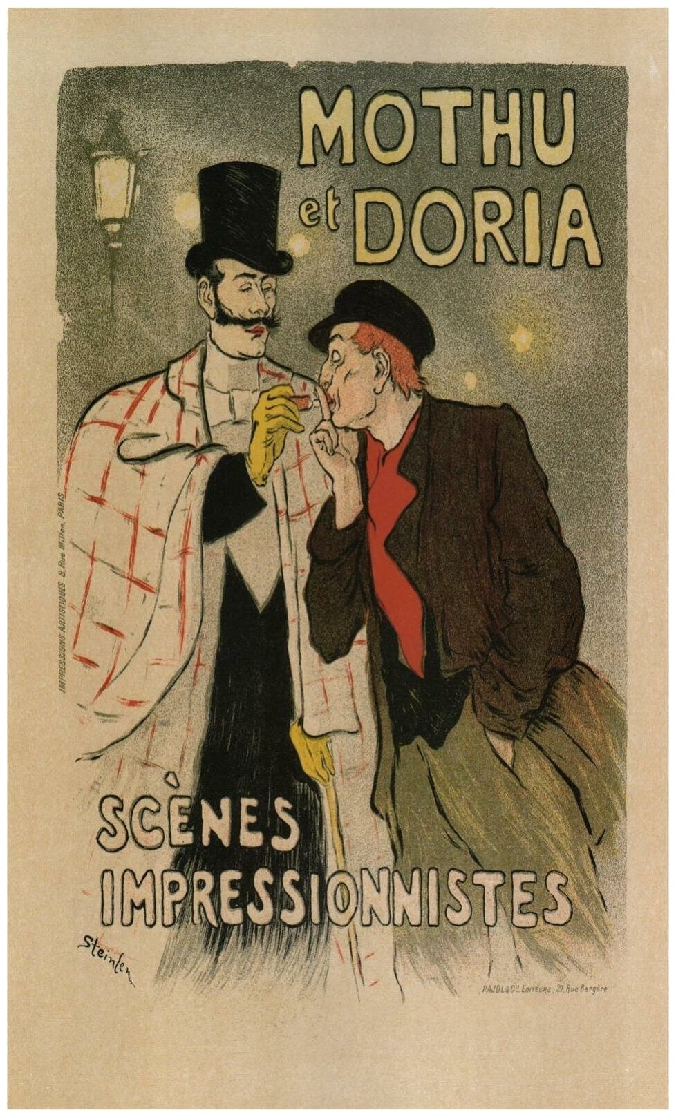 Постер / Плакат / Картина Афиша - Mothu et Doria 50х70 см в подарочном тубусе