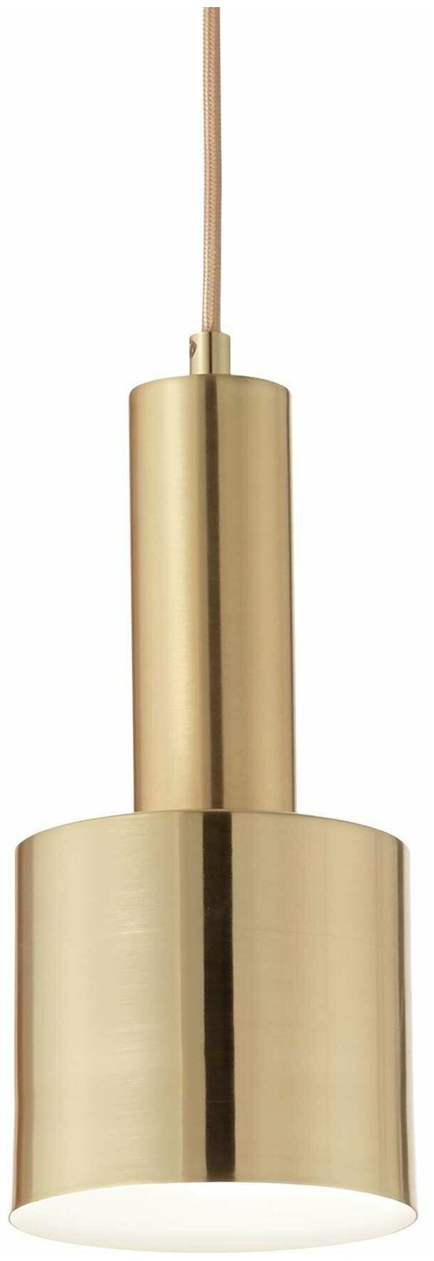 Светильник подвесной ideal lux Holly SP1 макс.1х60Вт IP20 Е27 230В Латунь Металл/Ткань Без лампы 231570.