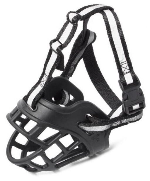 Triol Намордник силиконовый с нейлоновым ремешком №4, 8,5*5,5*12,5см