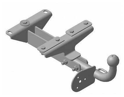 Фаркоп (тягово-сцепное устройство) AvtoS на Дэу Матиз хэтчбек 2002-2015