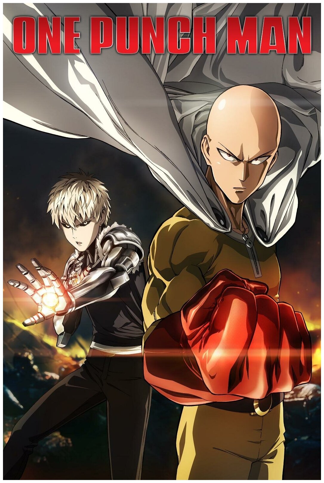 Постер / Плакат / Картина Ванпанчмен 60х90 см в подарочном тубусе