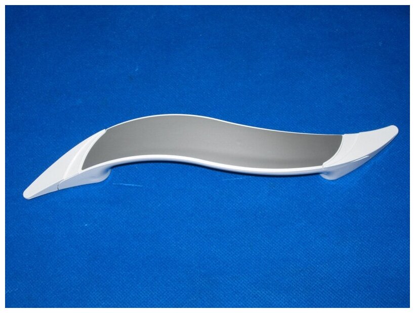 775373400100+775378400100+908082519501 - Ручка в сборе "новая волна" белая (наклейка, заглушки, основание) Атлант