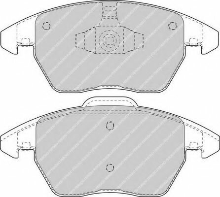 Колодки CIT C4/PGT 307/308/3008 2.0I/HDI 03- ПЕР FERODO FDB1728
