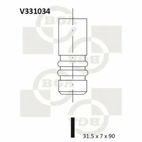 Выпускной клапан Bga V331034