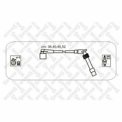 Комплект проводов зажигания Stellox 1038460sx для Opel Corsa, Omega, Vectra