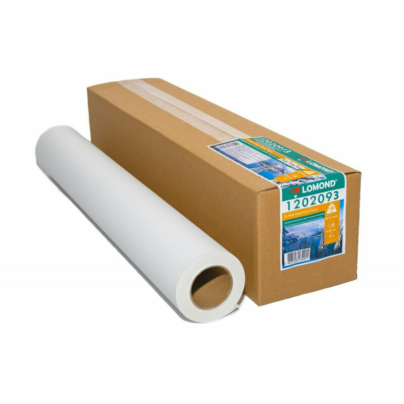 Бумага широкоформатная Lomond матовая 180г 1067ммх30 50,8, 1261965