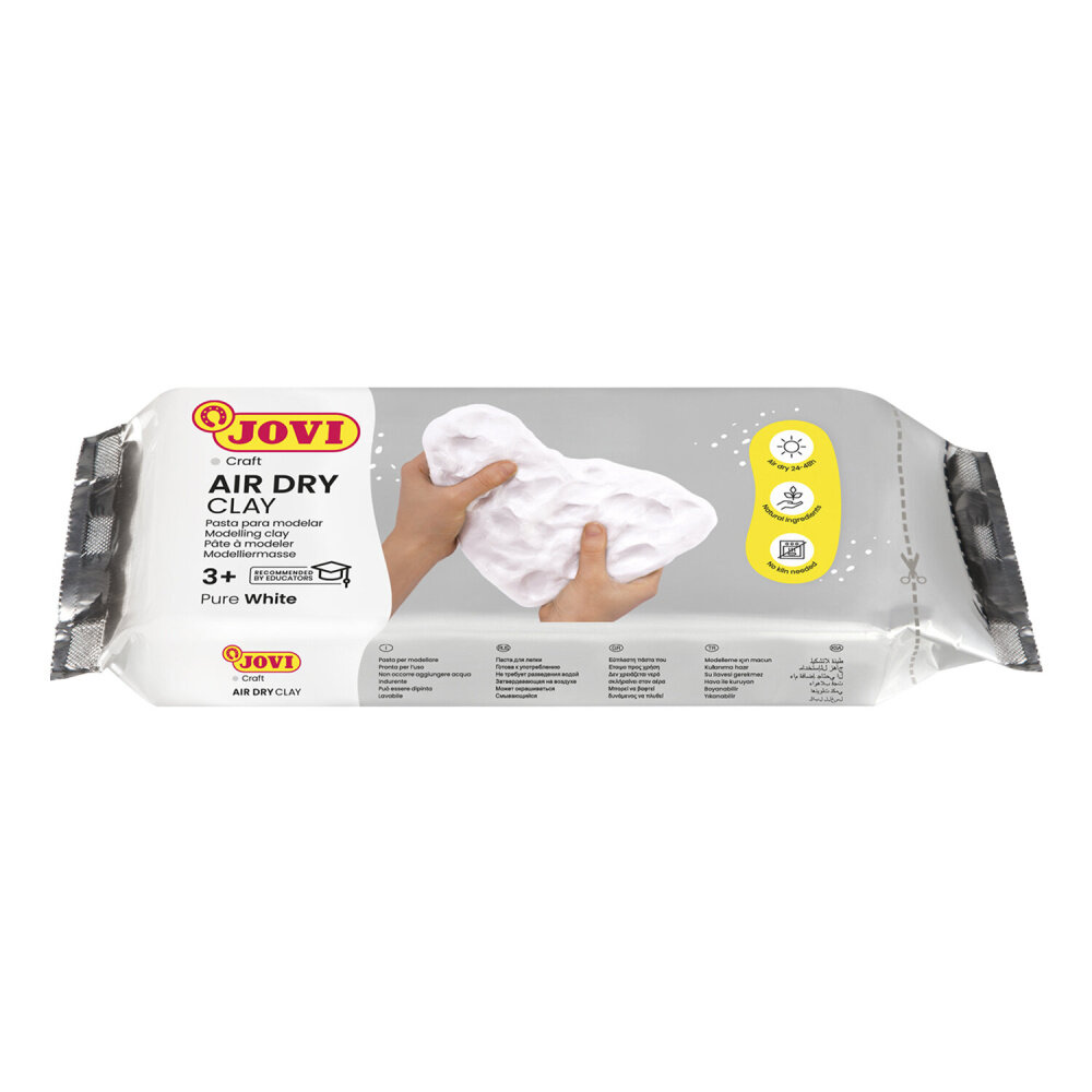 Упаковка 3 шт. Паста (масса) для моделирования и лепки JOVI, отвердевающая, 500 г, белая, 85