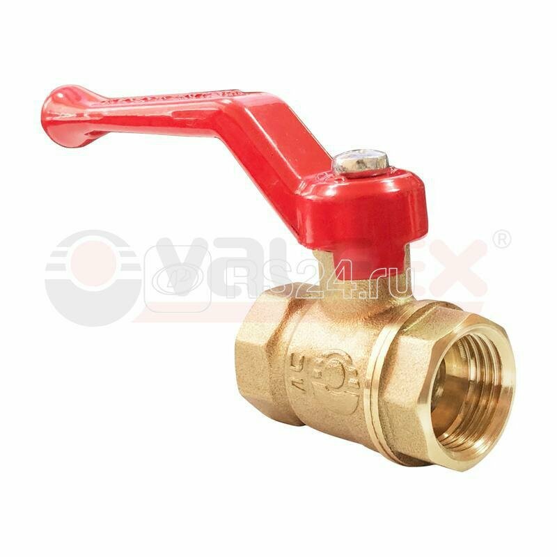Кран шаровой латунный OPTIMA ВР/ВР ручка-рычаг 3/4дюйм (72/18) VALFEX VF.214. L0R1.034
