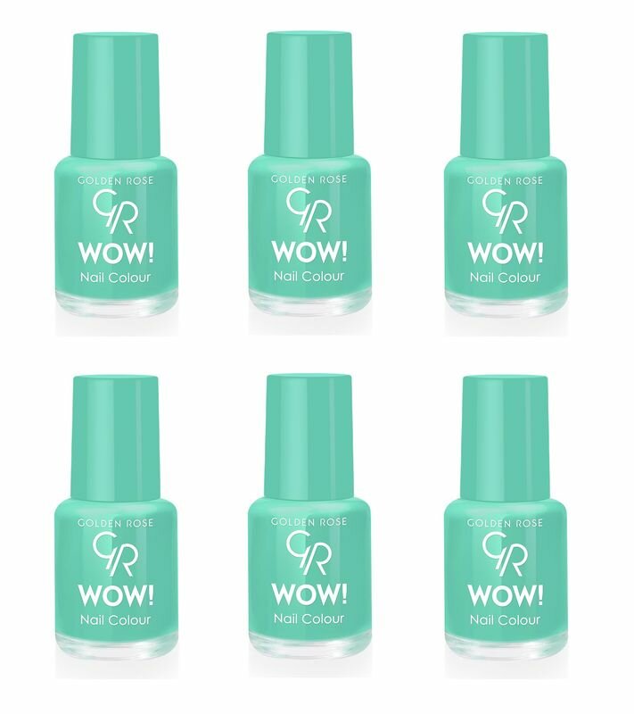 Golden Rose Лак для ногтей WOW! Nail Color, тон 105, 6 шт