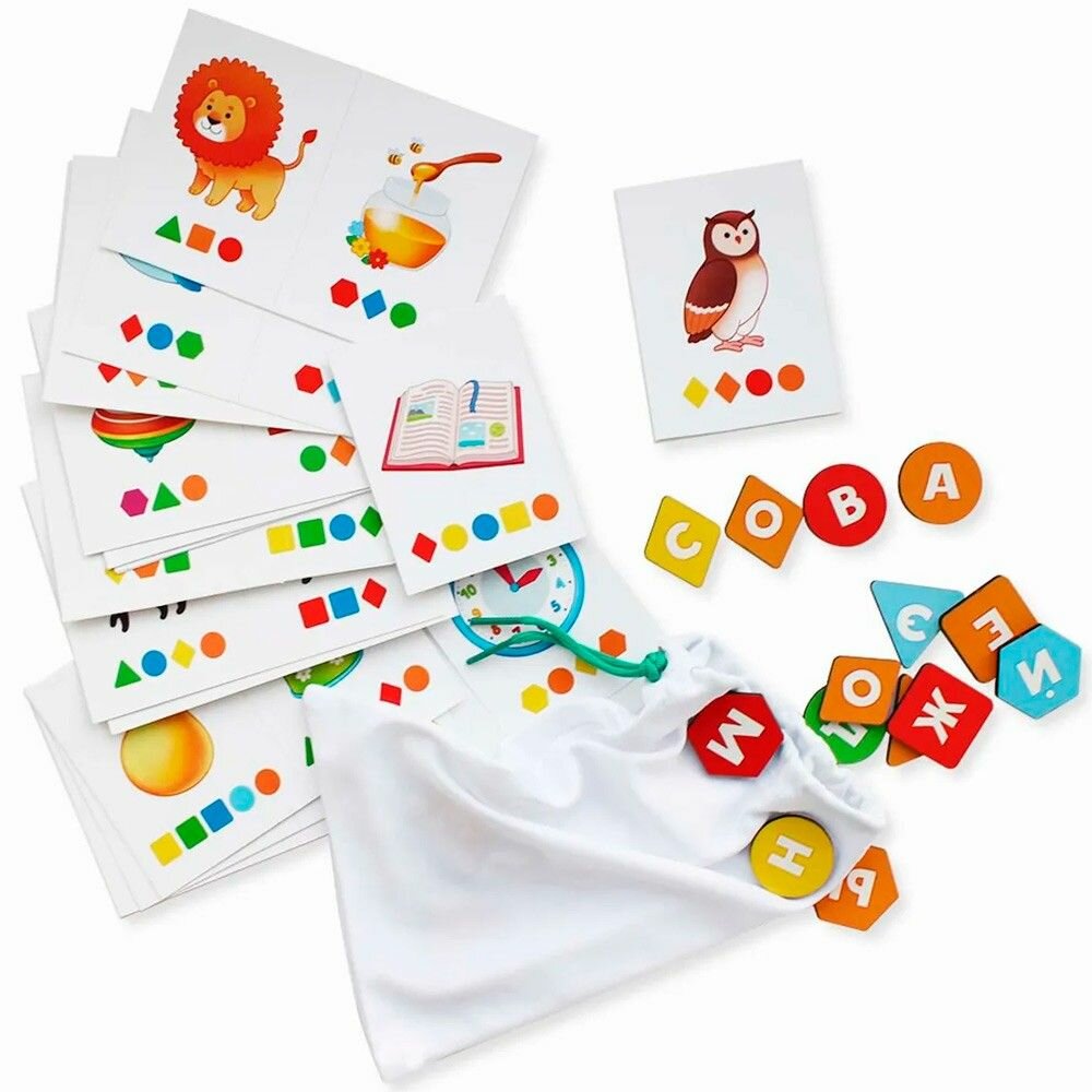 Деревянная игра Мастер игрушек Первый ребус, от 3 лет, мелкая моторика (IG0773)