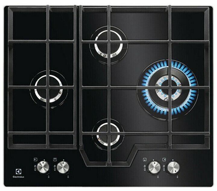 Газовая варочная поверхность Electrolux Kgg6456k черный Kgg6456k .