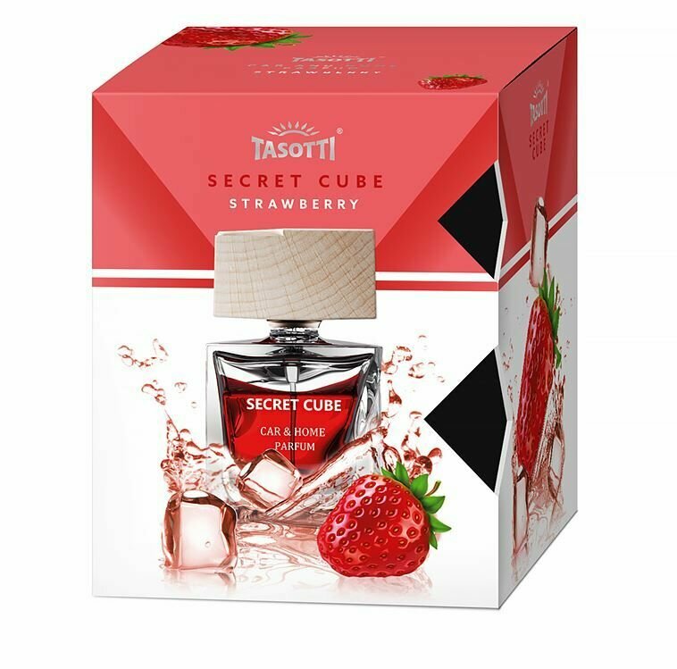 Ароматизатор Польша TASOTTI SECRET CUBE Strawberry 50ml (11248)