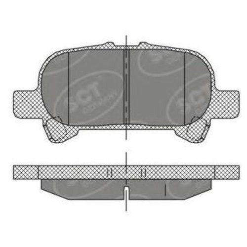 Колодки тормозные Sct sp401