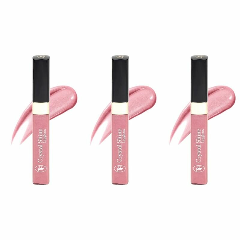 ТF Cosmetics Жидкая помада Cristal Shine Lipgloss, тон 39, настоящая леди, 3шт