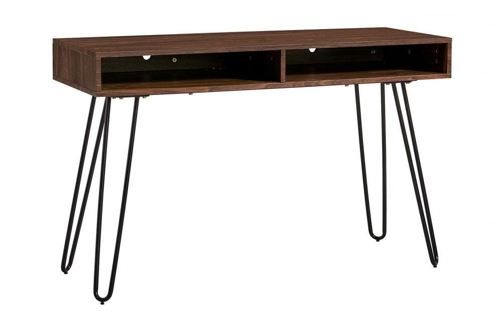 Стол D-003 ESF светлое дерево, металл и дерево, прямоугольная столешница, ножки