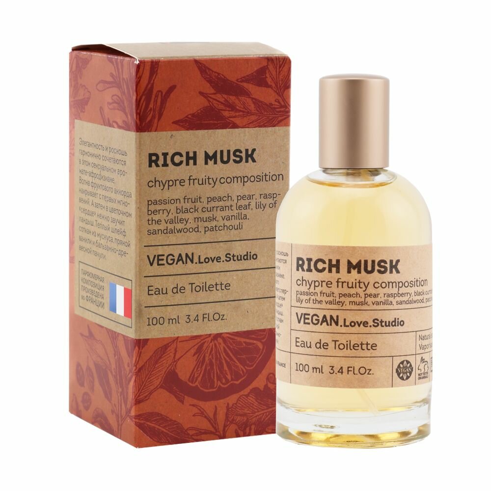 Vegan Love Studio Rich Musk туалетная вода 100 мл жен
