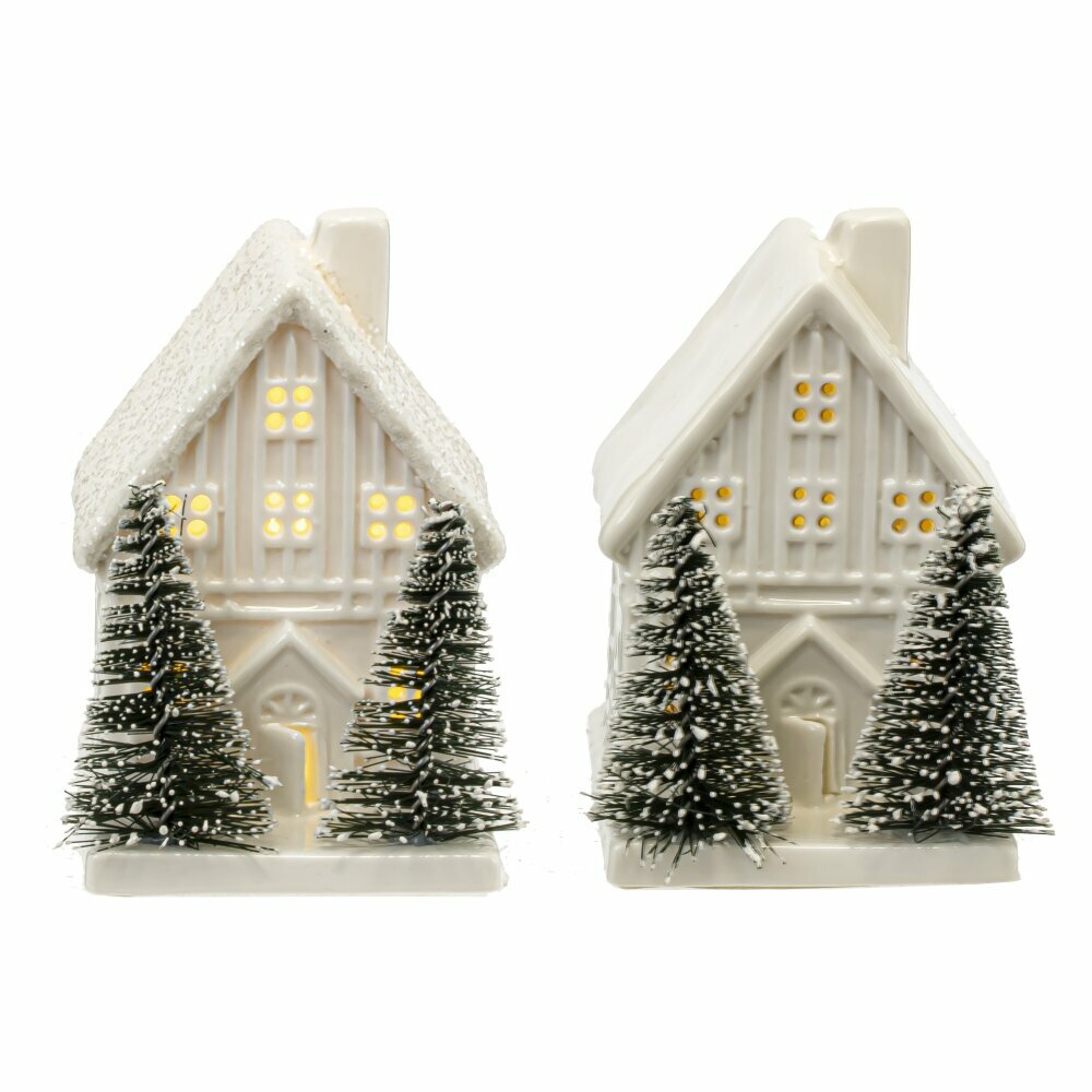 Фигурка с подсветкой Домик, 6х7,5х9 см, бат. LR44х2 KSM-806095