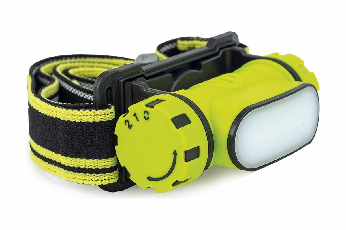 Фонарь яркий ЛУЧ LH-195М Cobra Twist налобный, COB диод, 2 режима 60/200лм, крепление на каску, магнит, Li-ion 2200mAh 4606400106852