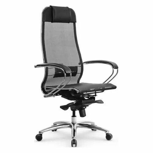 Кресло метта T-1.04 Infinity Easy Clean, на колесиках, сетка, 1шт. в комплекте черный/черный [z316037032]