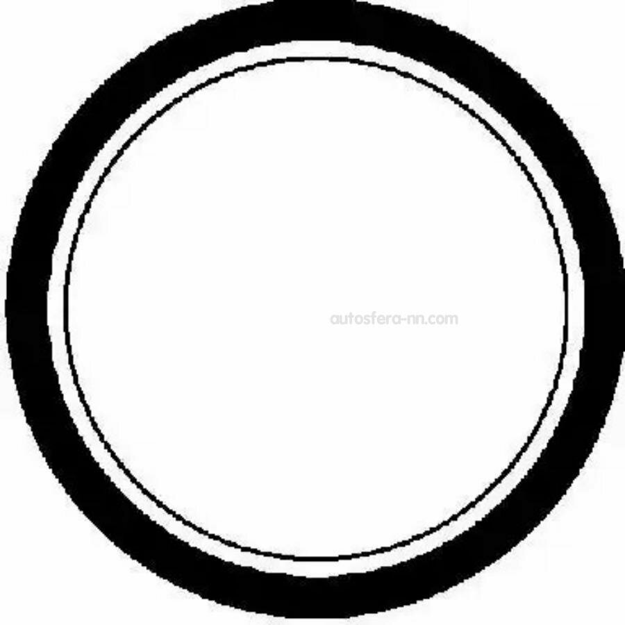 GLASER X0428201 Прокладка выпускной трубы Opel Corsa, Kadett, Ascona 1.6D-1.7D 82-
