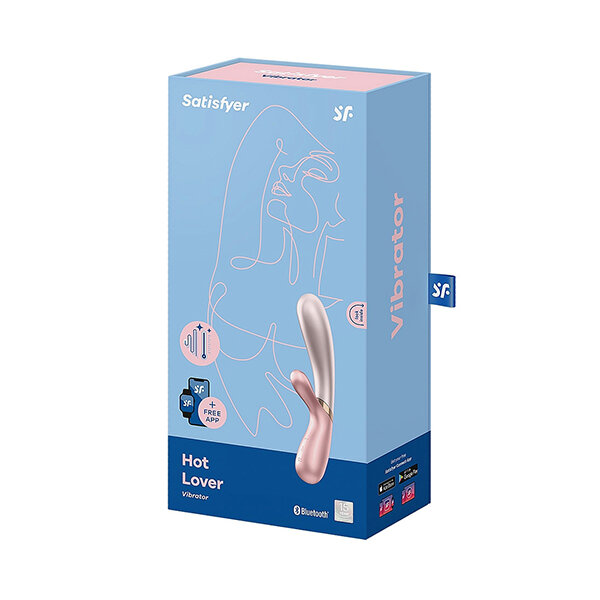 Вибромассажер Satisfyer Hot Lover с нагревом и приложением, розовый Satisfyer Вибромассажер Satisfyer Hot Lover с нагревом и приложением, розовый