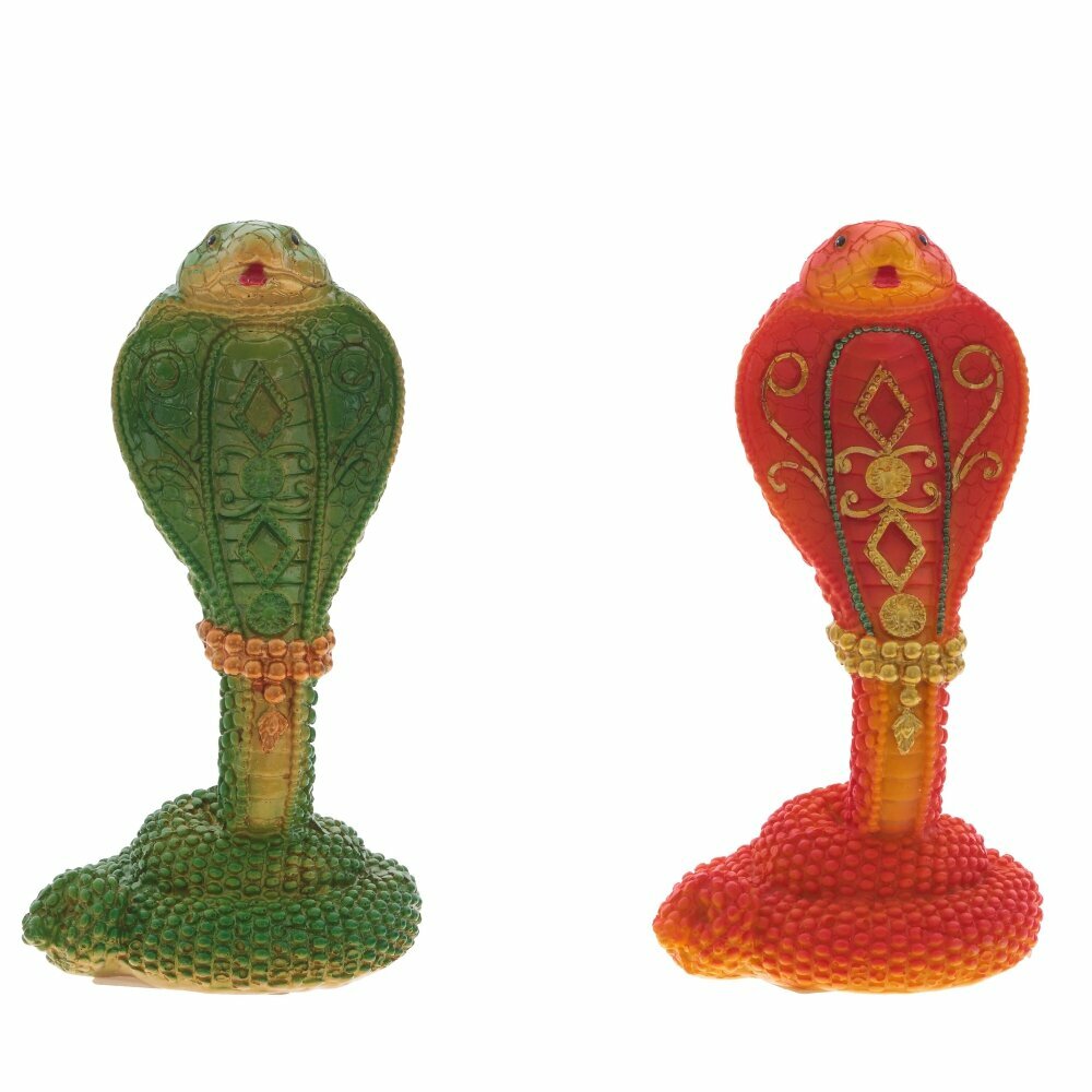 Фигурка декоративная "Змейка", 2 вида(цена за одну штуку) L8 W7 H16 см.