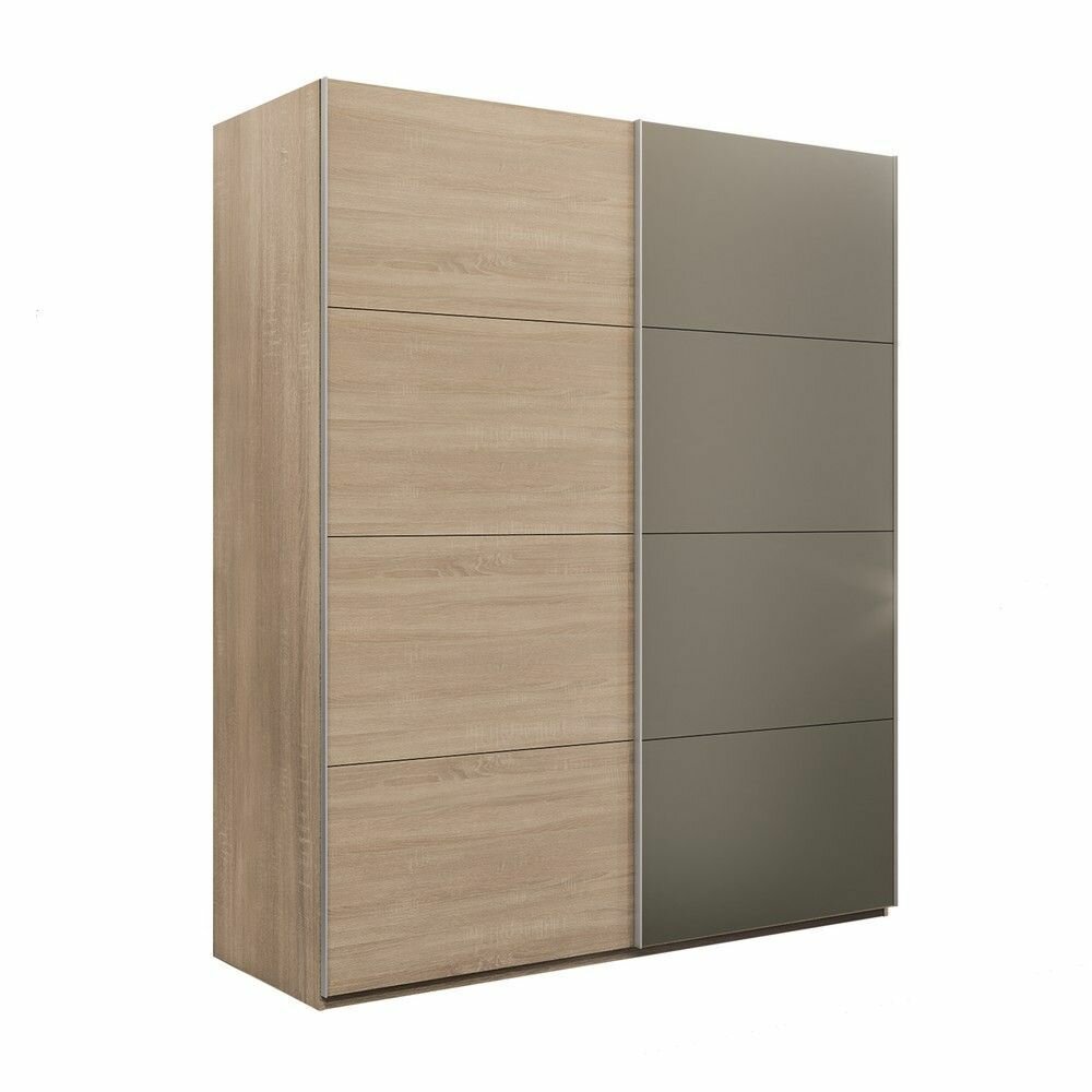 Шкаф-купе Эста 1,6, 2,2м ЛДСП/стекло хаки