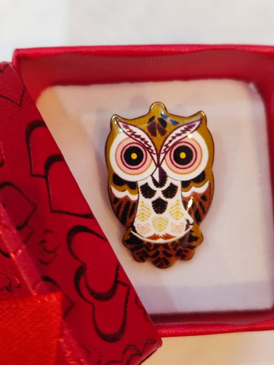 Брошь, эмаль