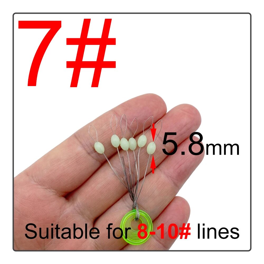 Светящиеся поплавки из силикона для рыбалки 1 (size 7)